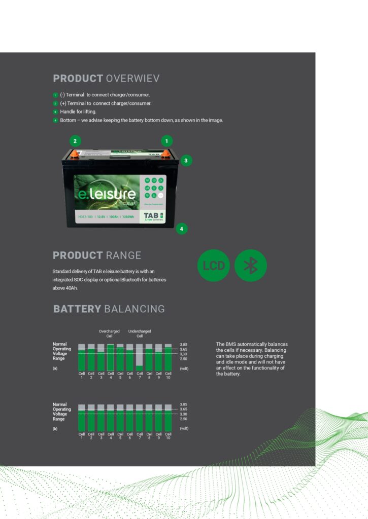 E.LEISURE | TAB Baterije